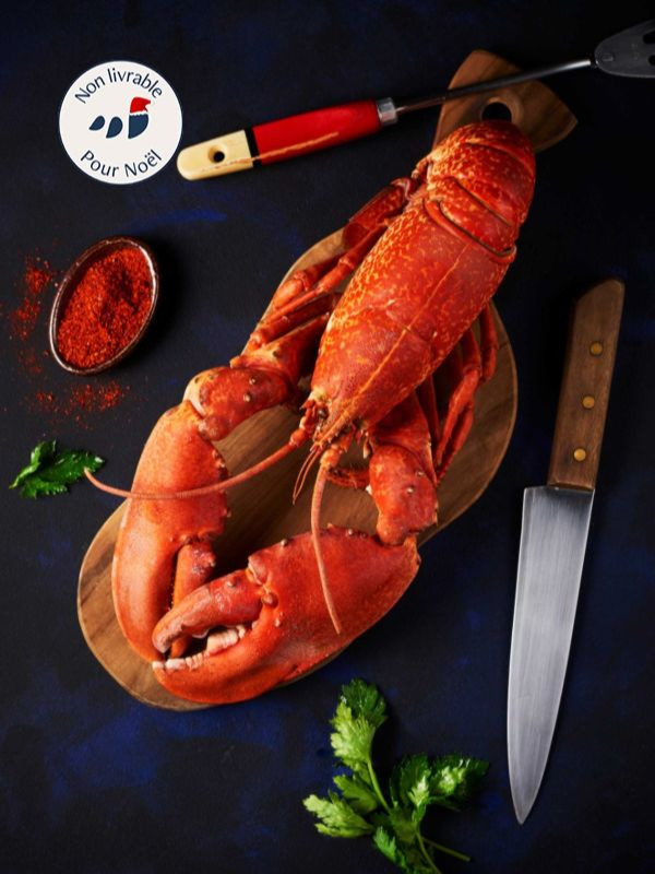 Homard cuit par nos soins - Livraison à domicile | La perle de Marie Jo